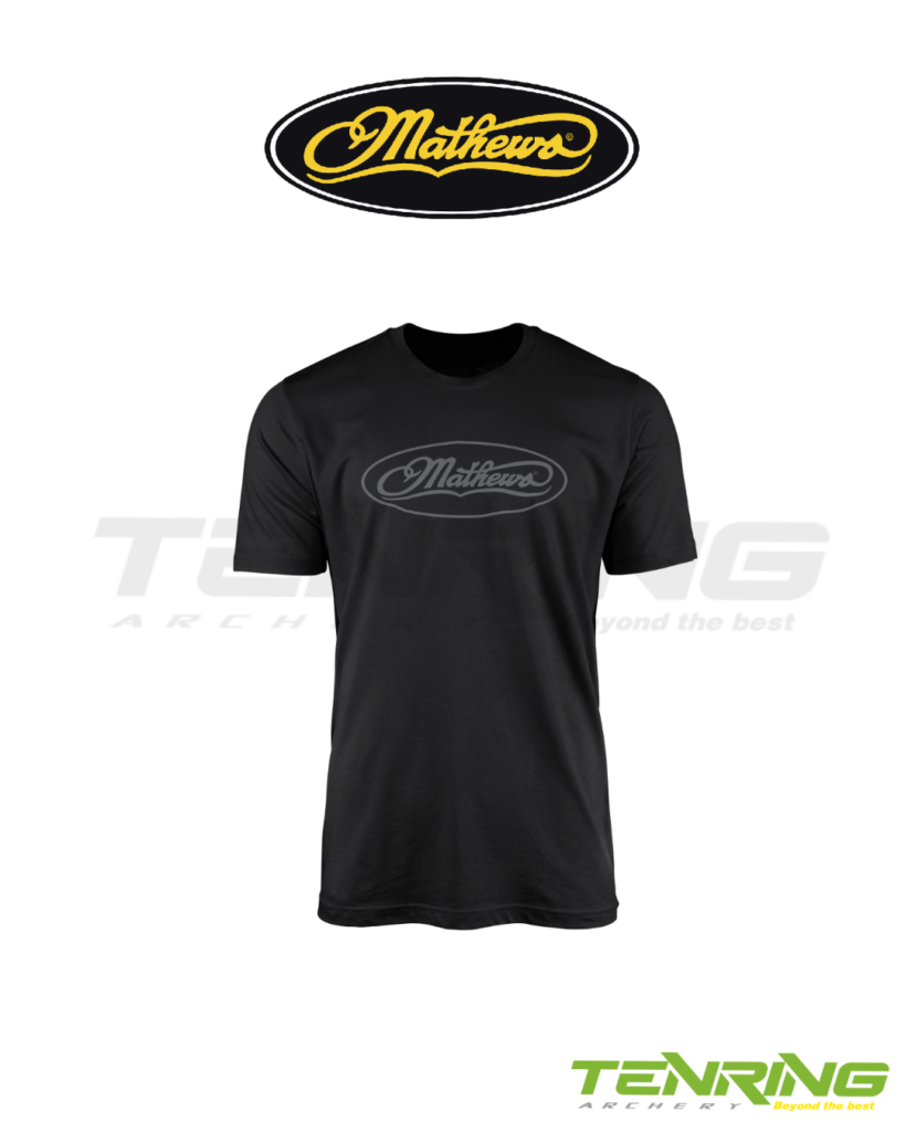 MATHEWS | CLASSIC LOGO | BLACK | T-SHIRTS – TENRING ARCHERY