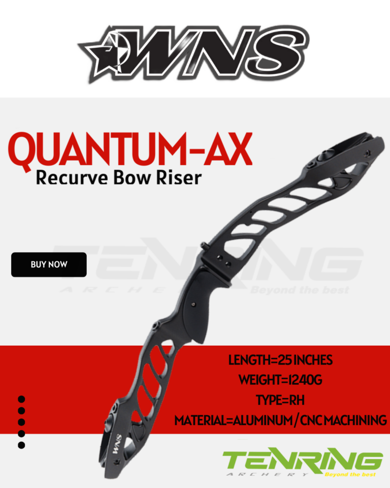 WNS BY WIN&WIN | QUANTUM AX | 25″ | RISER | RECURVE BOW – TENRING ARCHERY
