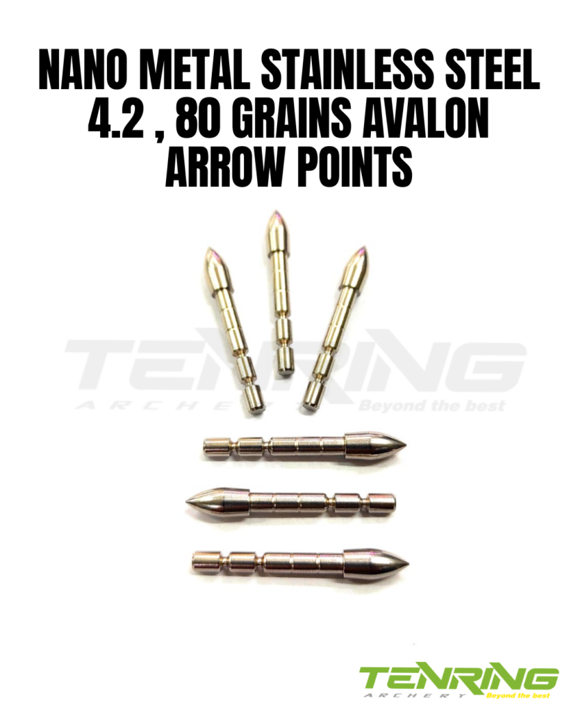 NANO METAL | STAINLESS STEEL | 4.2 | 80 GRAINS | AVALON ARROWS | ARROW ...
