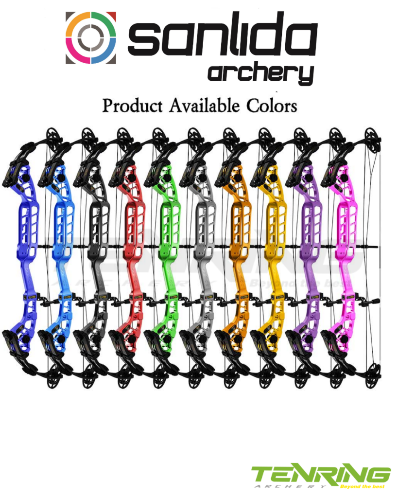 SANLIDA | HERO X10 II | 37″ | UNIVERSAL | COMPOUND BOW – TENRING ARCHERY