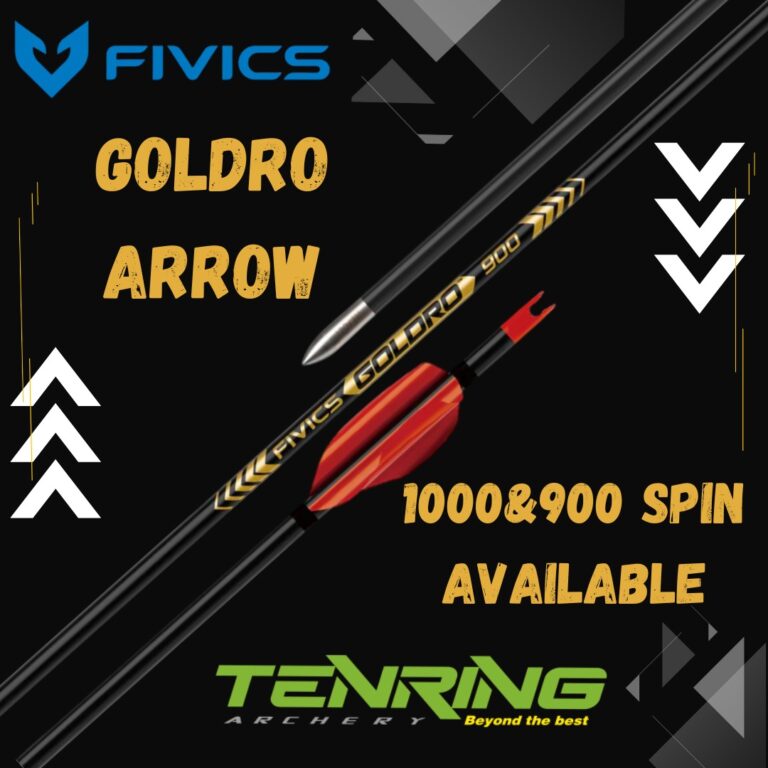 FIVICS| GOLDRO ARROWS WITH POINTS AND PINS – TENRING ARCHERY