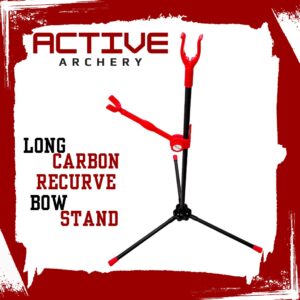 ACTIVE ARCHERY | CX LONG BOW STAND | CARBON | RECURVE BOW – TENRING ARCHERY