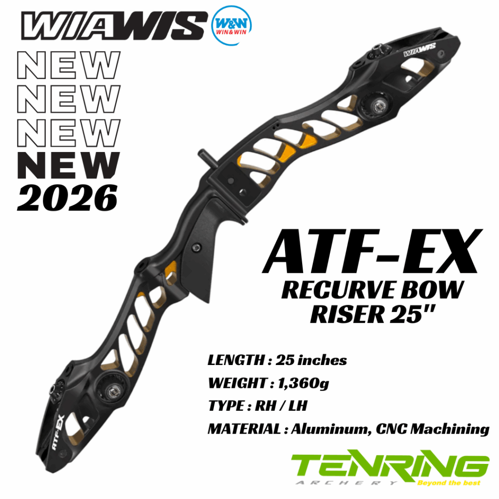 WIAWIS | ATF-EX | 25″ | RISER | RECURVE BOW (DUAL COLOR) – TENRING ARCHERY